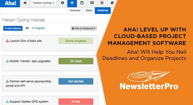 Aha! Level Up With Cloud-Based Project Management Software